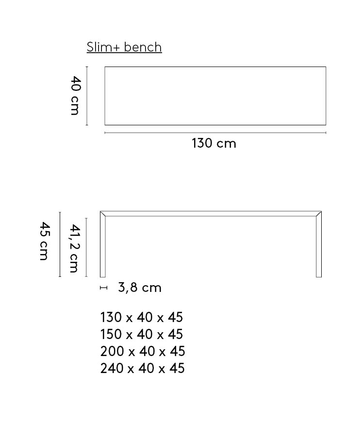 Slim Plus Bench | Arco